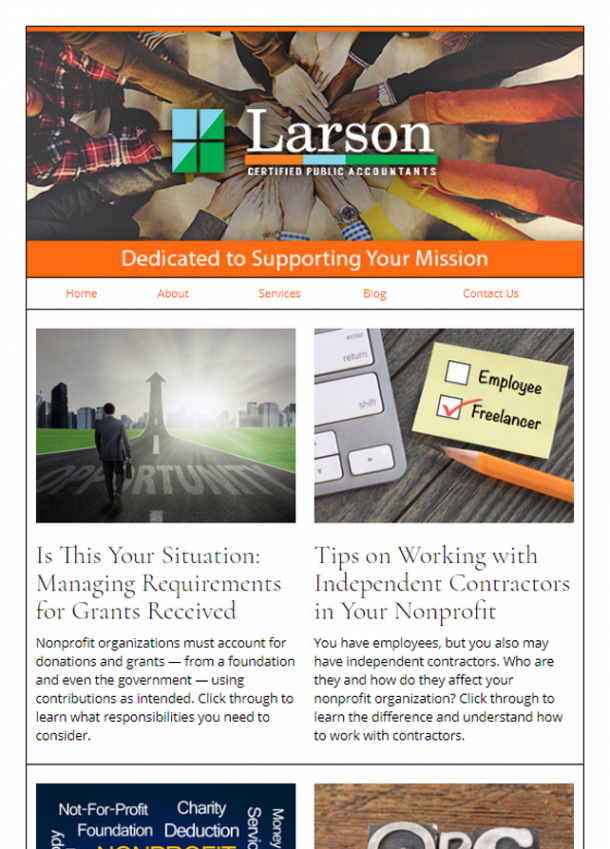 Email Newsletter Examples From Our Clients - IndustryNewsletters